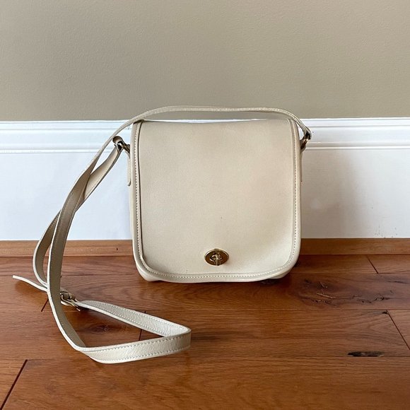 Coach | Bags | Vintage Ivory Coach Crossbody Bag | Poshmark
